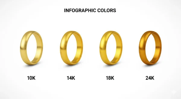 10K Vs 14K Vs 18K Vs 24K Gold , Price, Durability & Choice