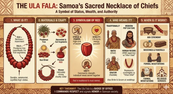 What Is A Ula Fala? Samoan Necklace Meaning , History